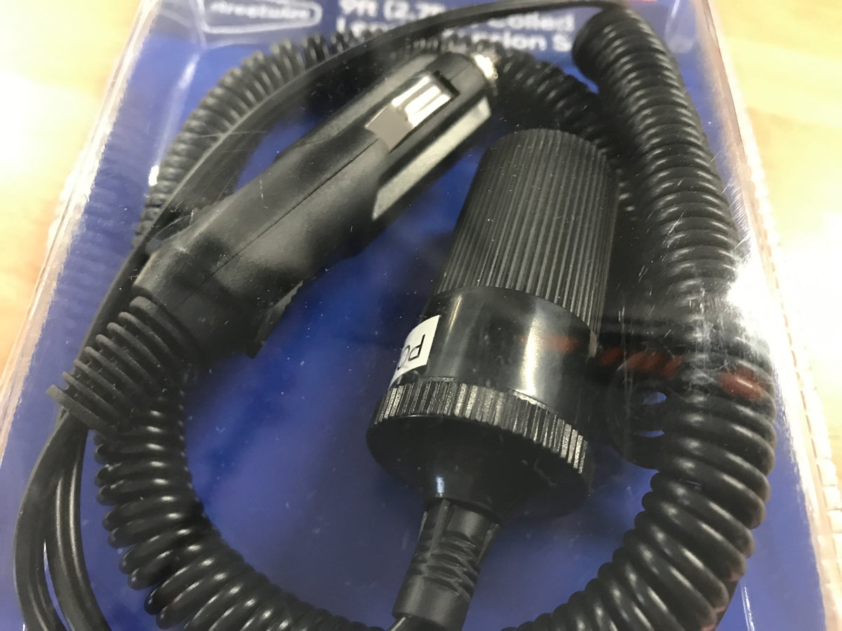 9 foot coiled 12 volt extension lead – S.K Camping & Leisure