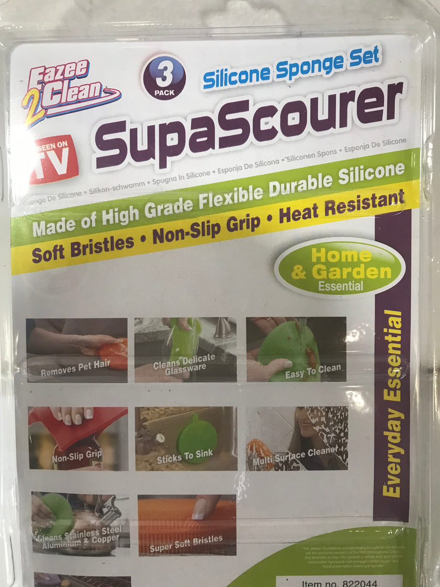 Silicone sponge set ‘superscourer’ – S.K Camping & Leisure