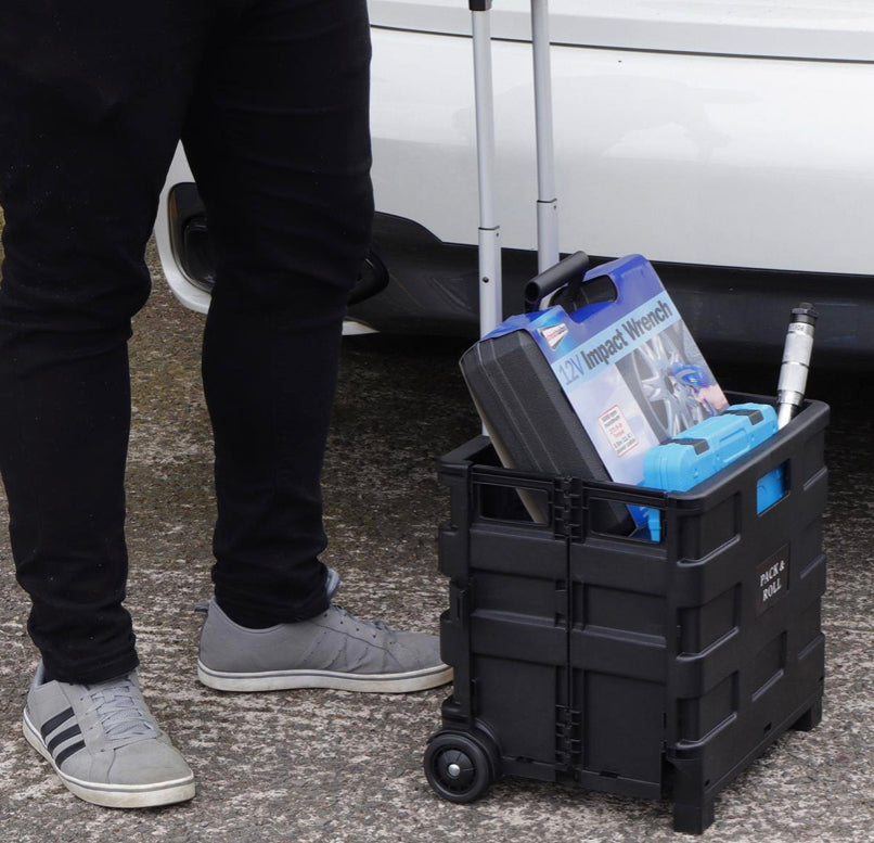 Folding Box Trolley – S.K Camping & Leisure