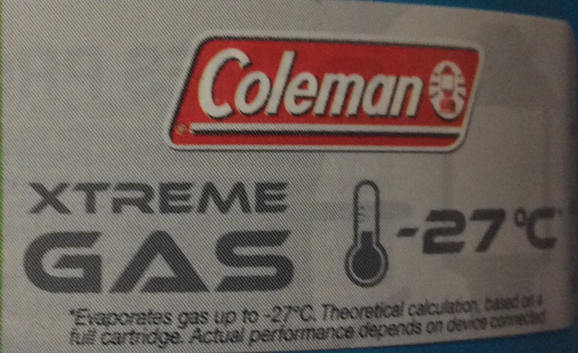 Coleman C100 Xtreme 2.0 gas cylinders x2 – S.K Camping & Leisure