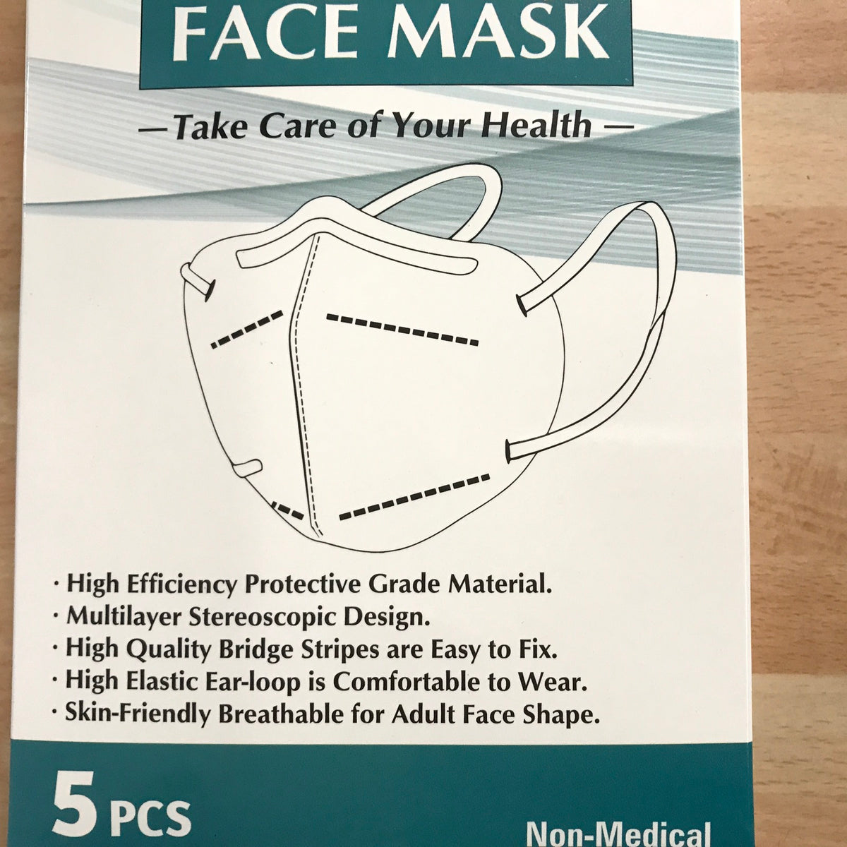 Face Mask x 5pc KN95 – S.K Camping & Leisure