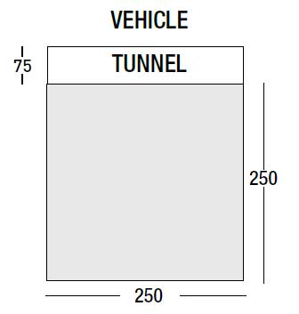 Sunncamp Motor Buddy 250 Drive-Away Awning 2025 – S.K Camping & Leisure
